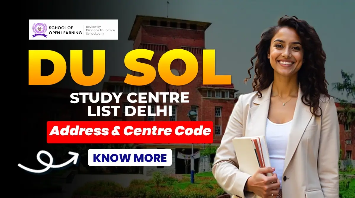 Du Sol Study Centre List Delhi Address Centre Code