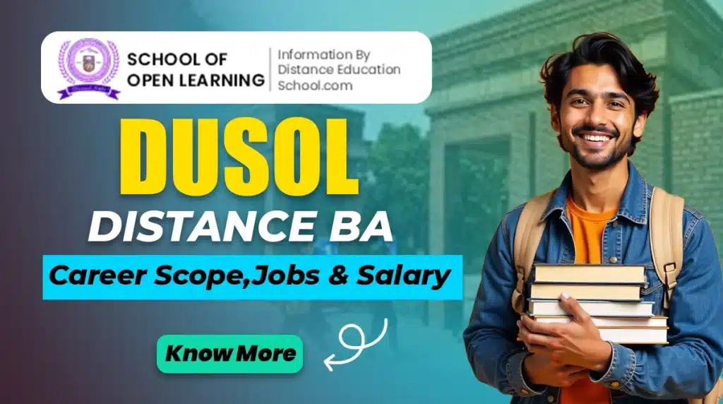 DUSOL Distance BA: Career Scope, Jobs & Salary