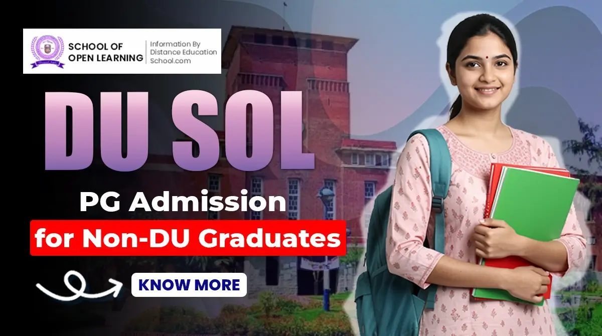 DU SOL PG Admission for Non-DU Graduates